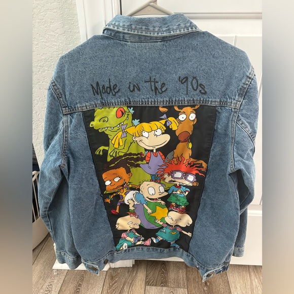 Nickelodeon | Jackets & Coats | Adult Nickelodeon Rugrats Jean Jacket ...